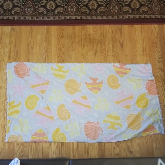 Bath | Free With Purchase Fish And Shell Beach Towel | Poshmark
